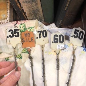 Vintage | Accents | Vintage Register Number Tags | Poshmark